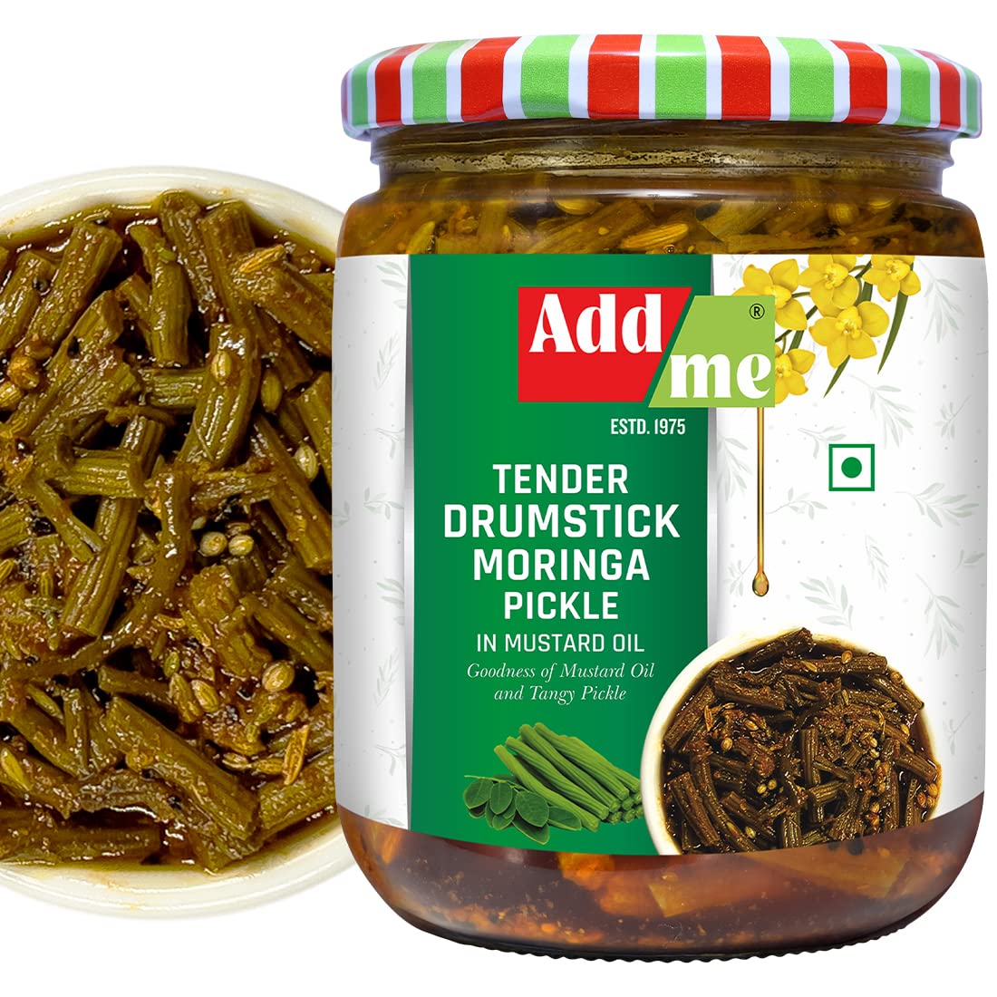 Add Me Homemade Tender Drumstick Moringa Pickle in Mustard Oil 500g ...