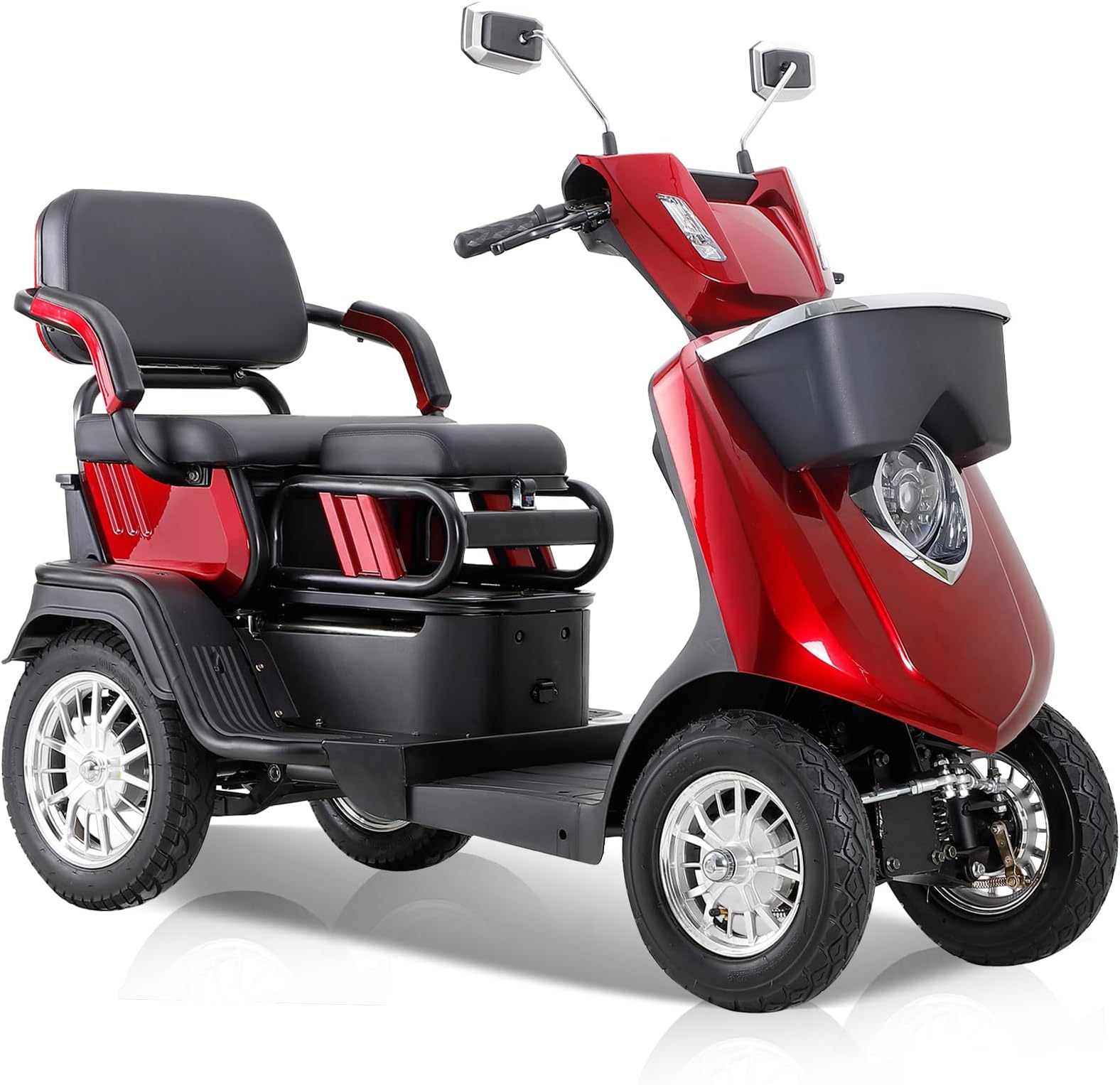 Amazon.com: Double Seat Electric Mobility Scooter | 60V 1000W Motor ...