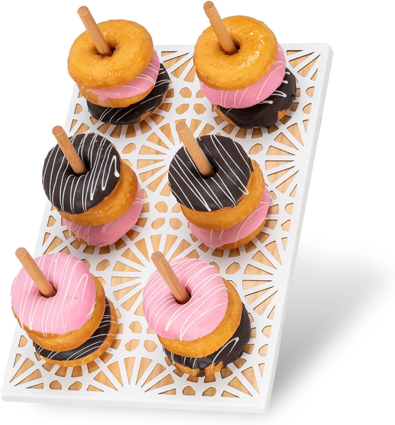 Amazon.com: WOPARTY Donut Wall Stand,Doughnut Display Stand,Bagel ...