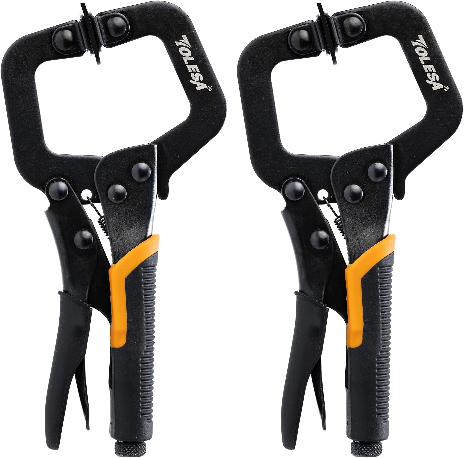 Bastex Locking C-Clamp 11 inch Table and Tool Vise Grip. Metal Wide ...