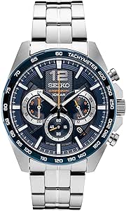 Amazon.co.jp: Seiko SSB347 Men's - Essentials - Quartz Chronograph ...