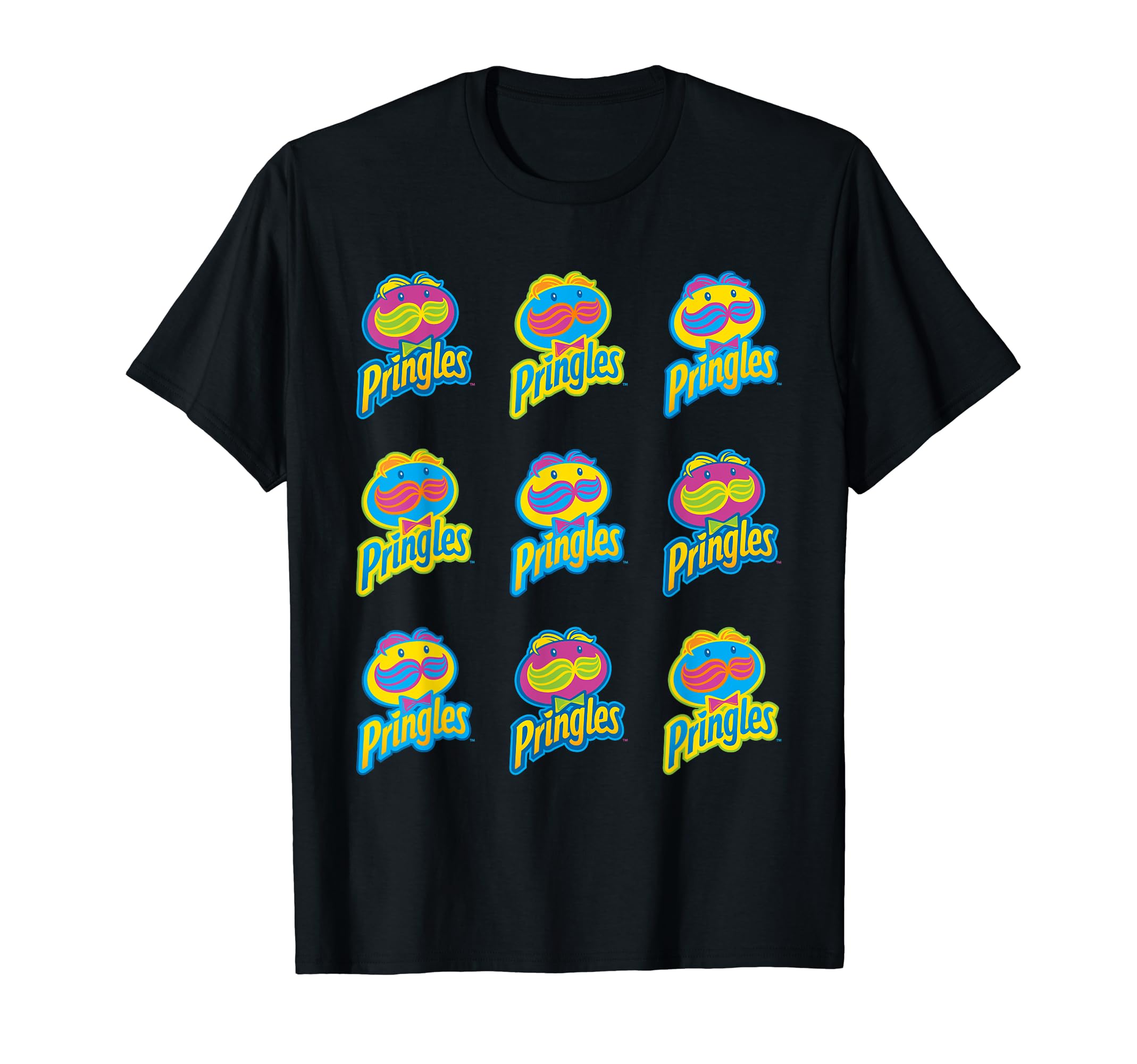 Snapklik.com : Pringles Neon Logo Pattern T Shirt