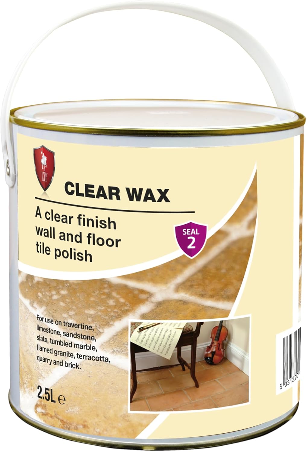 LTP Clear Wax |Sealing Polish for Wall, Floor Tiles and Stone Clear ...