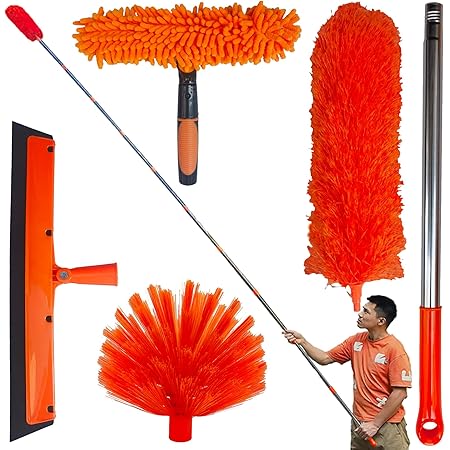 Amazon.com: 20+ Foot High Reach Duster Kit with 2-14 ft Extension Pole ...