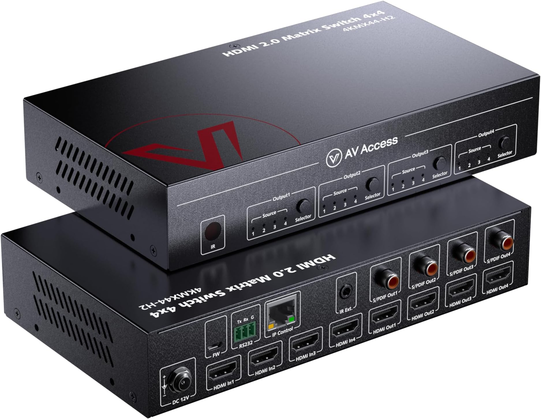 Amazon.com: OREI 4K 4x4 HDMI Extender Matrix - UltraHD 4K @ 60Hz 4:4:4 ...