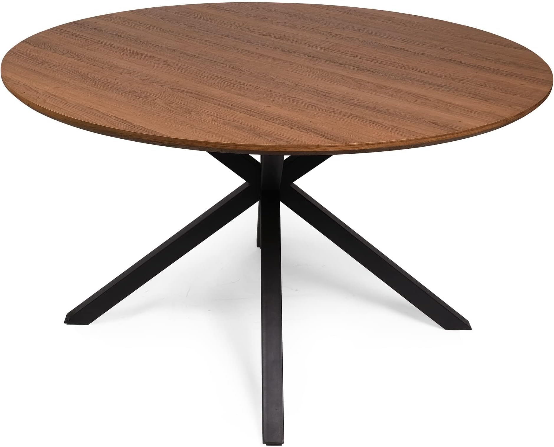 Amazon.com - Knocbel Farmhouse 48" Dia Round Dining Table with Pedestal Base, Kitchen Dining ...