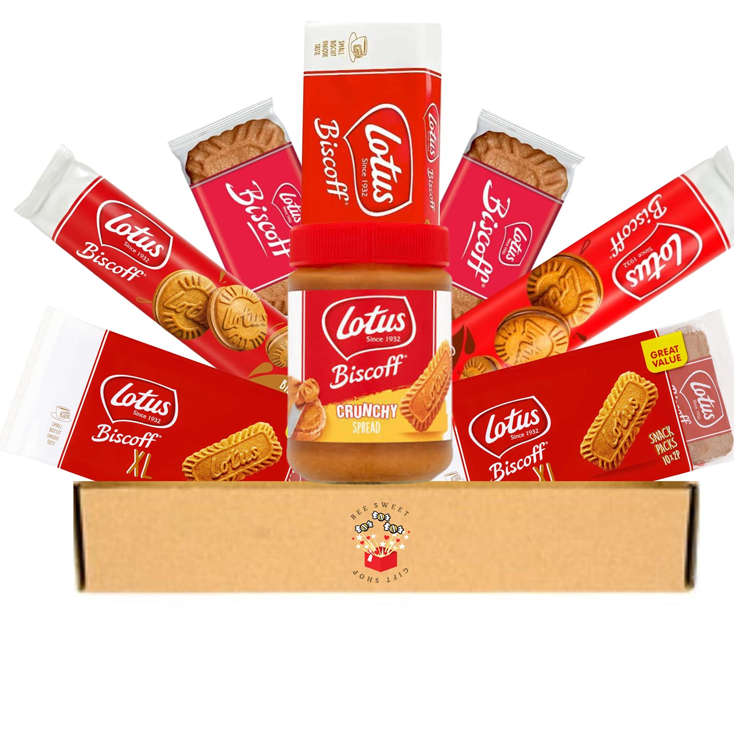 Lotus Biscoff Hamper Treat Box Crunchy Lotus Spread Chocolate Sandwich ...