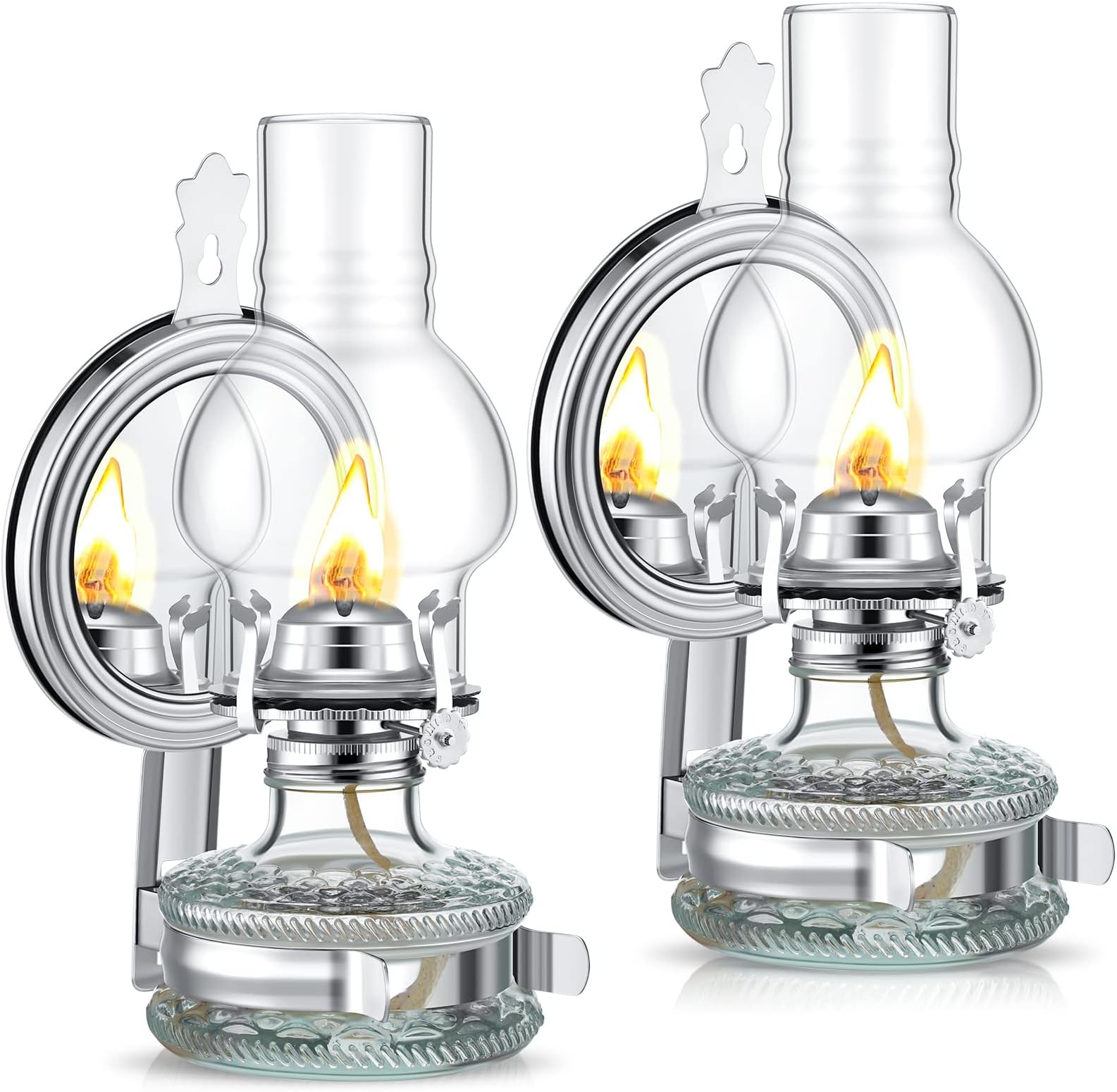Amazon.com: Yexiya Large Kerosene Lamp Lantern Large Chamber Oil Lamp ...