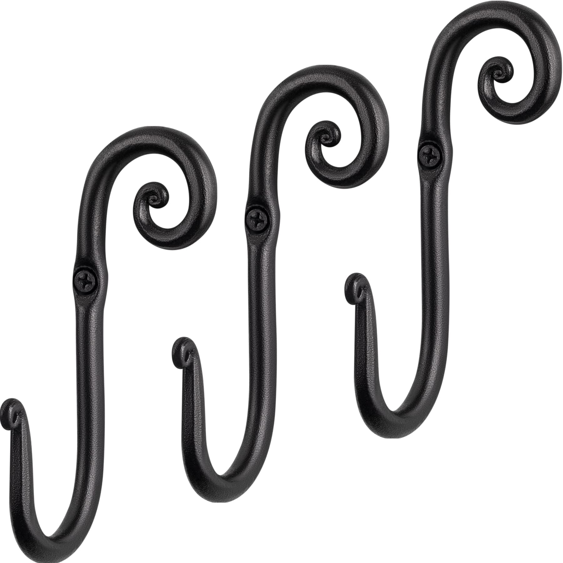 Amazon.com: RTZEN Wall Mount Hook - Wrought Iron Decorative Wall Hooks ...