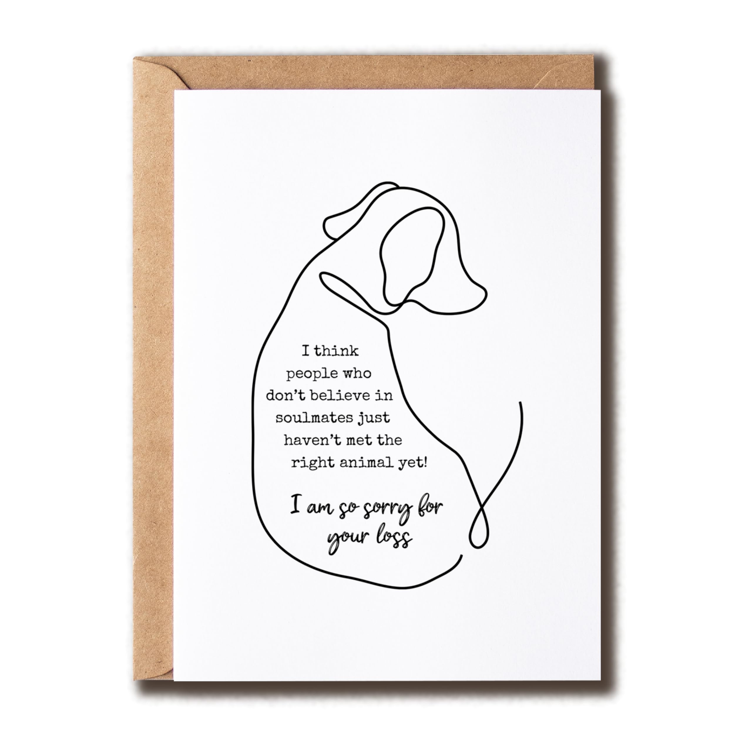 Amazon.com: NTGifts I Am So Sorry For Your Loss Card - Loss Pet Card ...