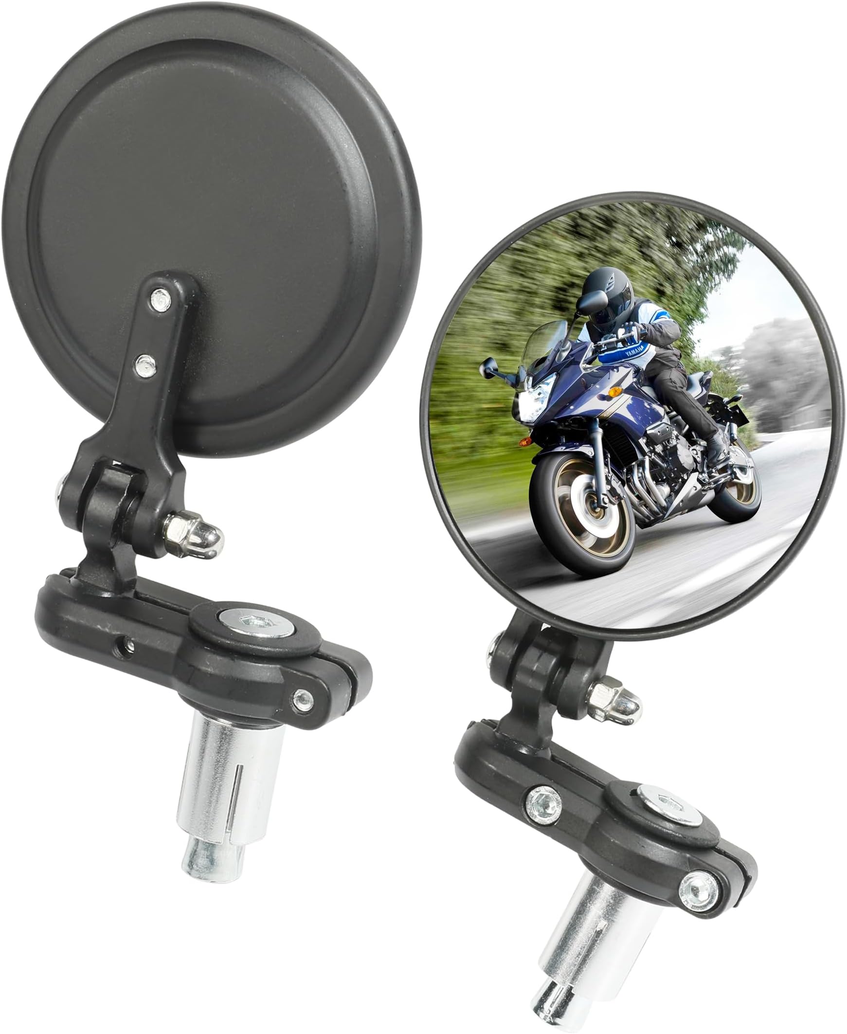Amazon.com: Zlirfy Motorcycle Mirrors,Motorcycle Mirrors for Handlebars ...