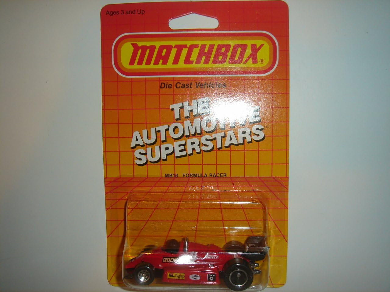 Amazon.com: Vintage 1986 Matchbox Formula Racer Red #MB16 : Toys & Games