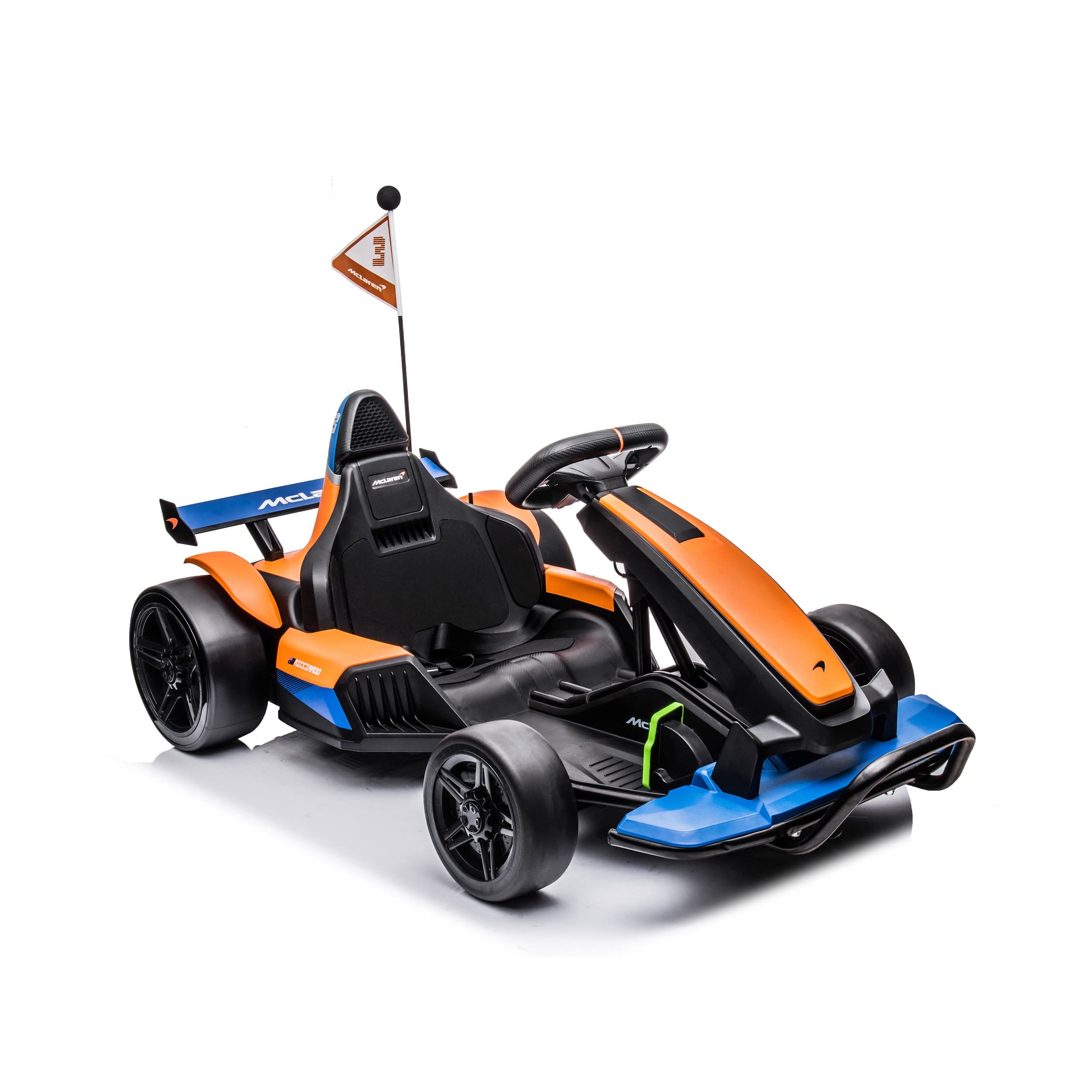 Buy Electric Ride on Car, 12V Battery Powered Ride On Toy Race Pedal ...