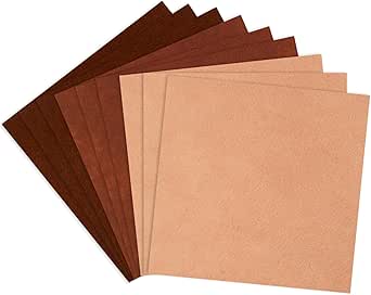 Amazon.com: Whaline 30Pcs Brown Felt Fabric Sheets Soft Thick Assorted ...