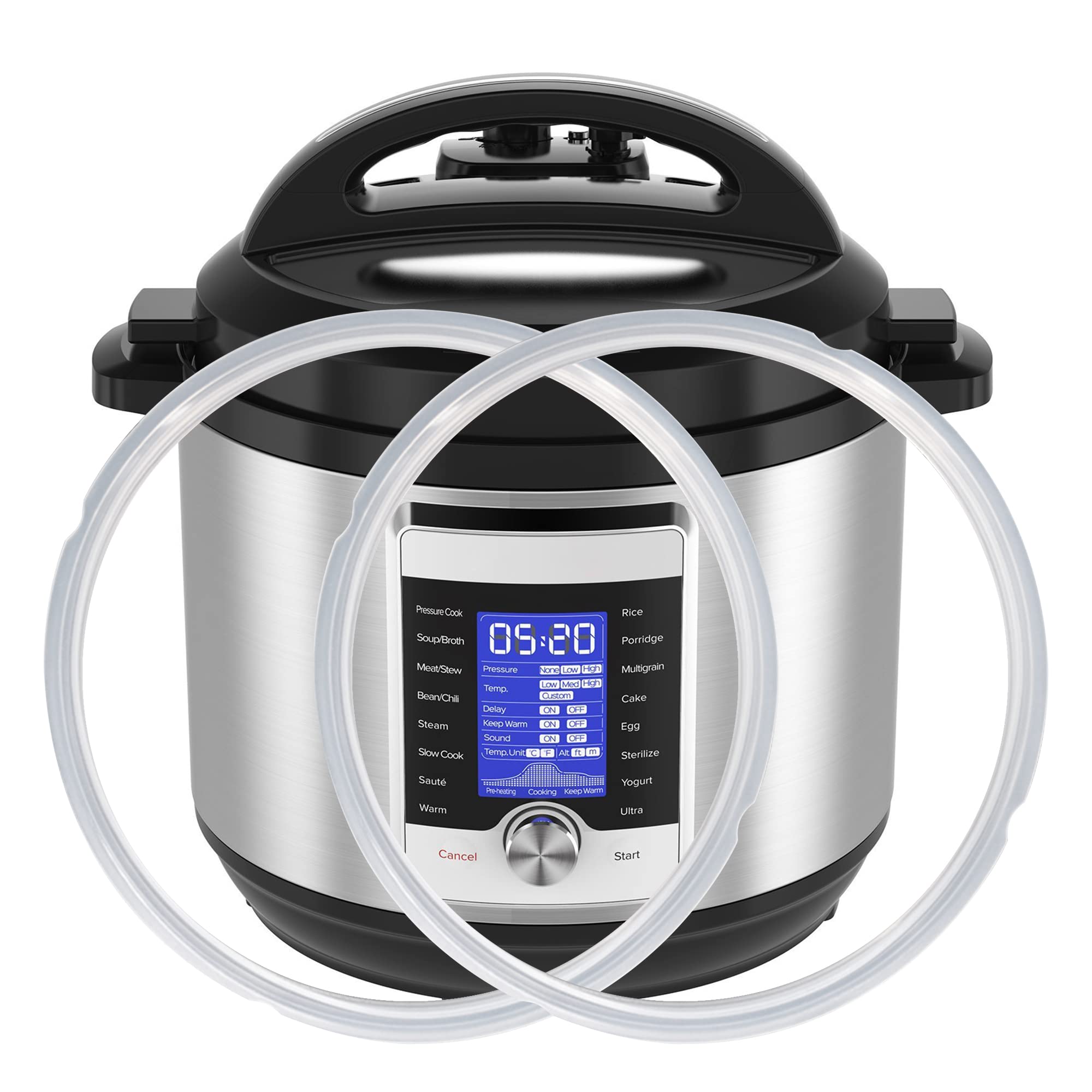 Amazon.com: XIACIBDUS 2PCS Instant Pot Sealing Ring for 6 Qt ...