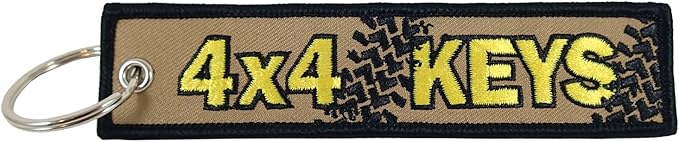 Amazon.com: 4x4 Keys, Embroidered Key Chain : Automotive