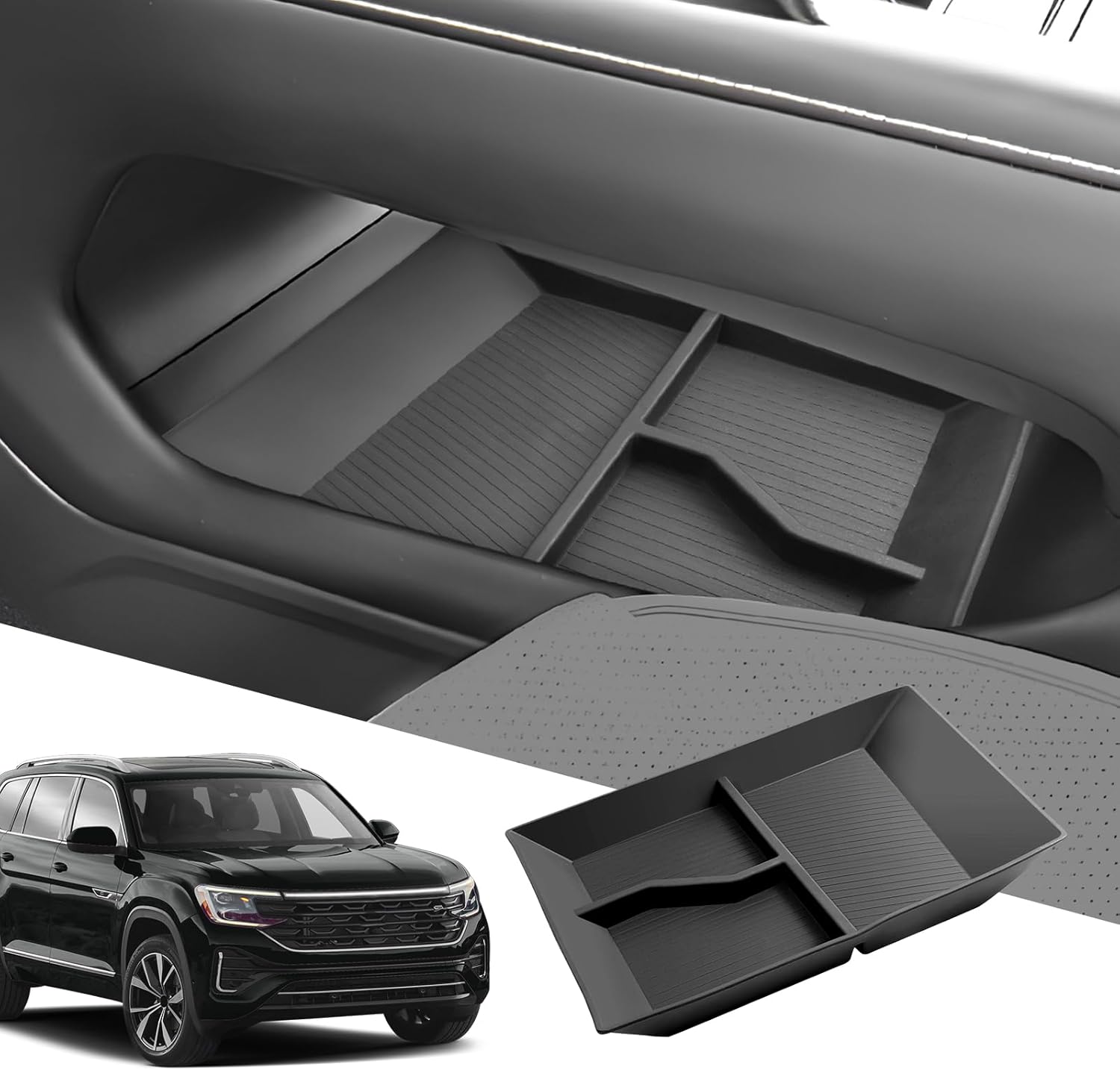 SXCY for 2024 Atlas Center Console Organizer for VW Atlas 2024 ...