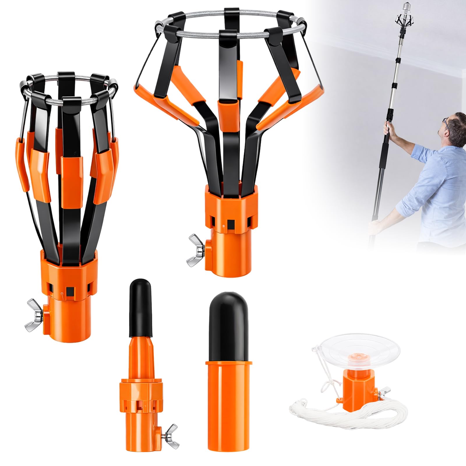 5 Best Light Bulb Changer | 12-Foot Reach, Zero Ladder Risk