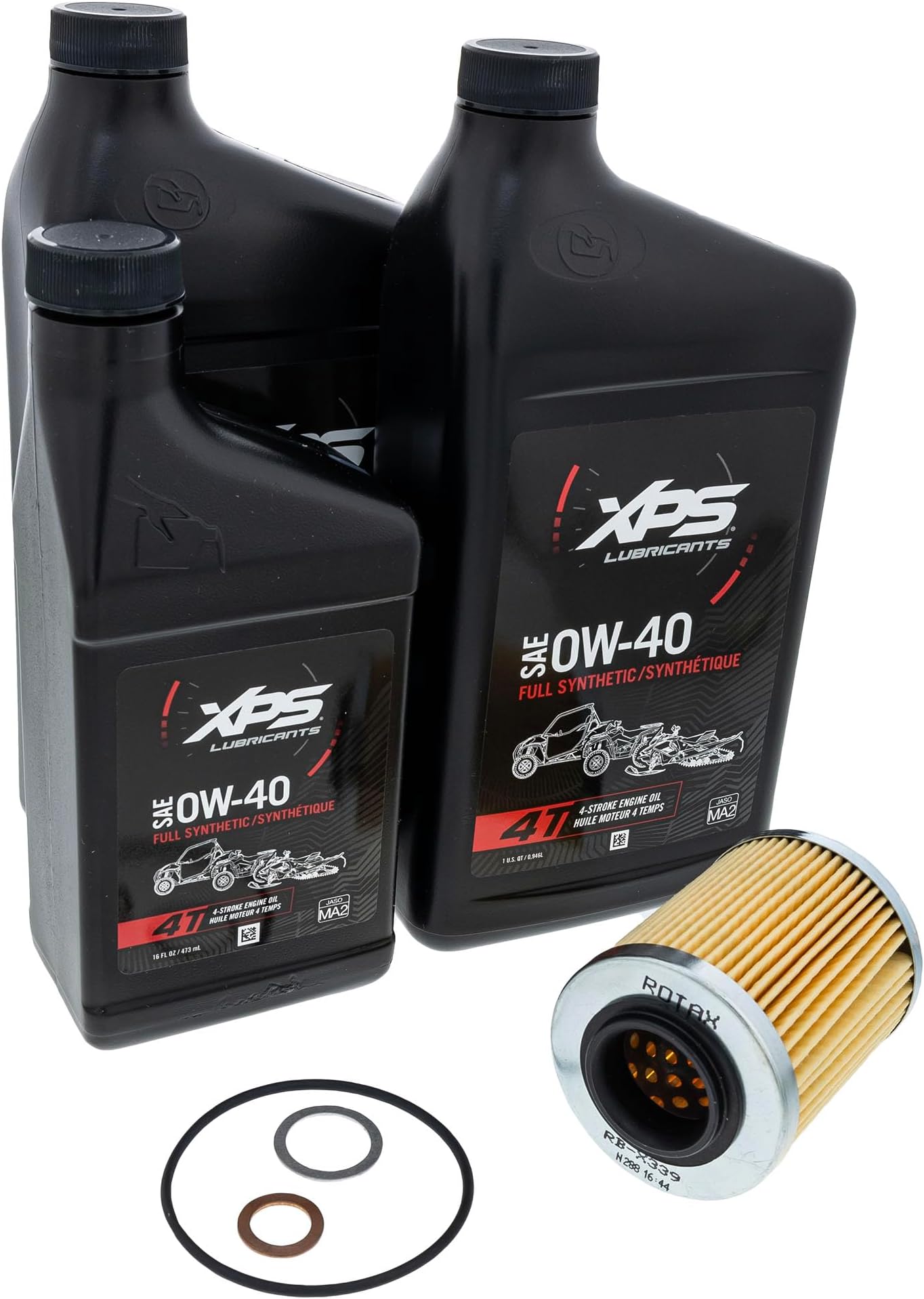 CAN-AM ATV/SXS 4T 0W-40 Synthetic Oil Change Kit for Rotax 500 cc or ...