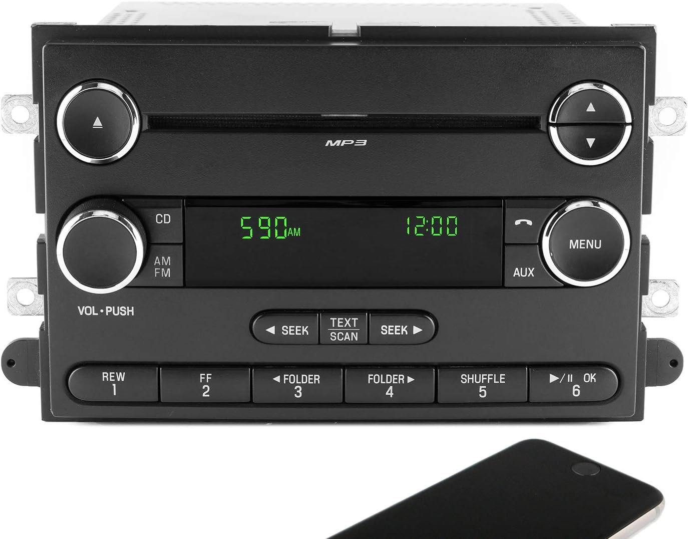 Amazon.com: 1 Factory Radio AM FM CD Player w Bluetooth upgrade ...