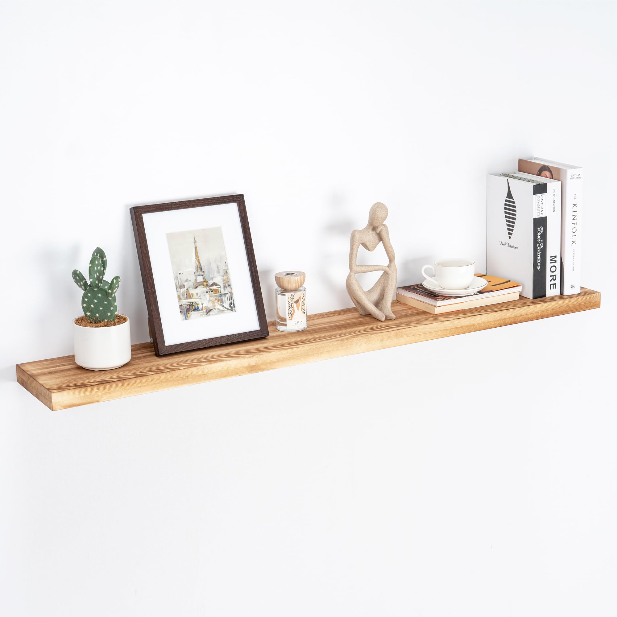 Amazon.com: Axeman Rustic Floating Shelves, 48 Inch Wood Floating Shelf ...