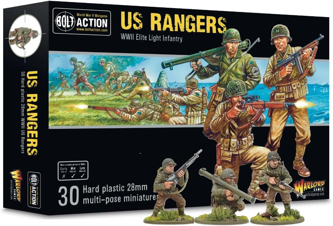 Amazon.com: Warlord Bolt Action Winter US Army Platoon Tabletop ...