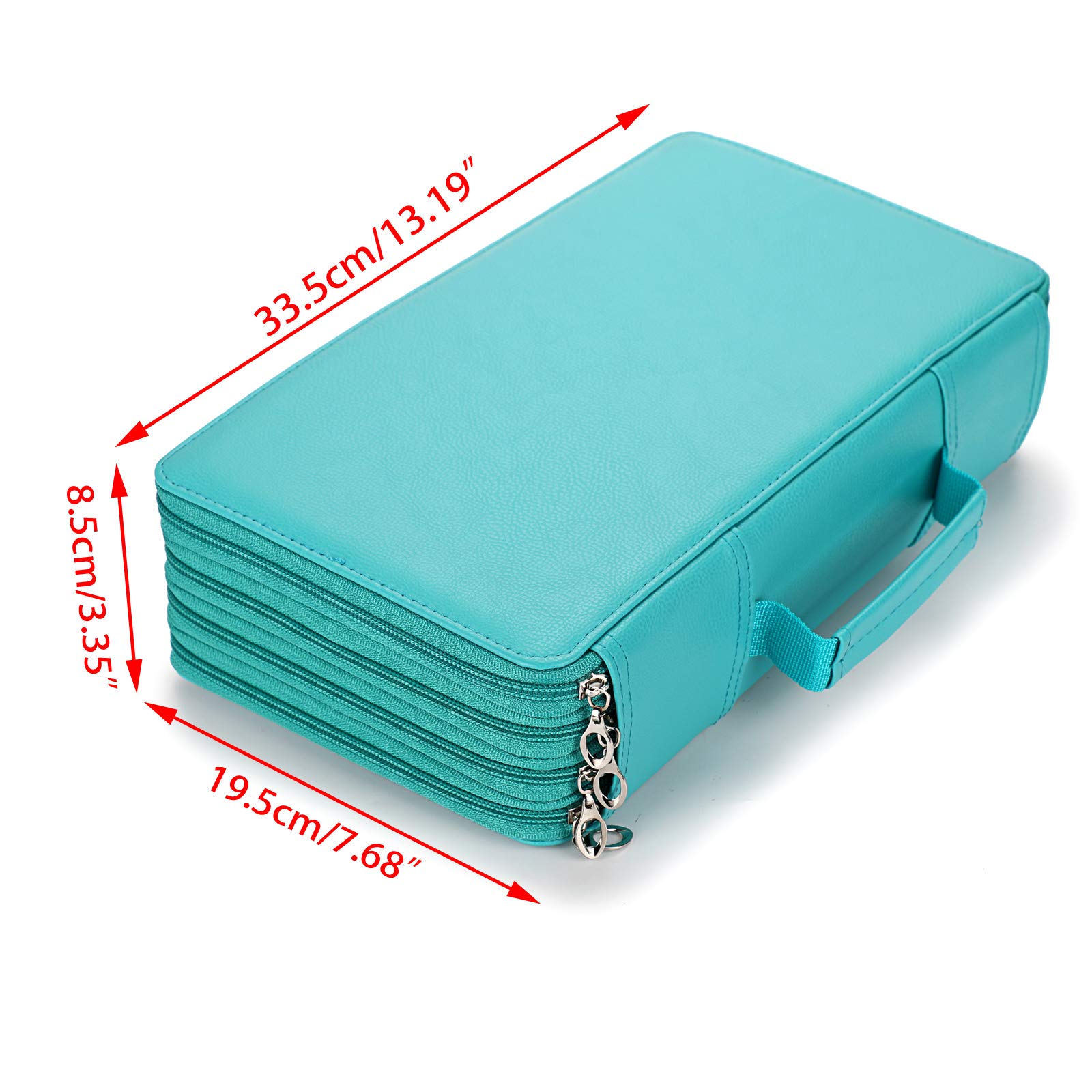 Snapklik.com : BTSKY 300 Slots Colored Pencil Organizer - Deluxe PU ...