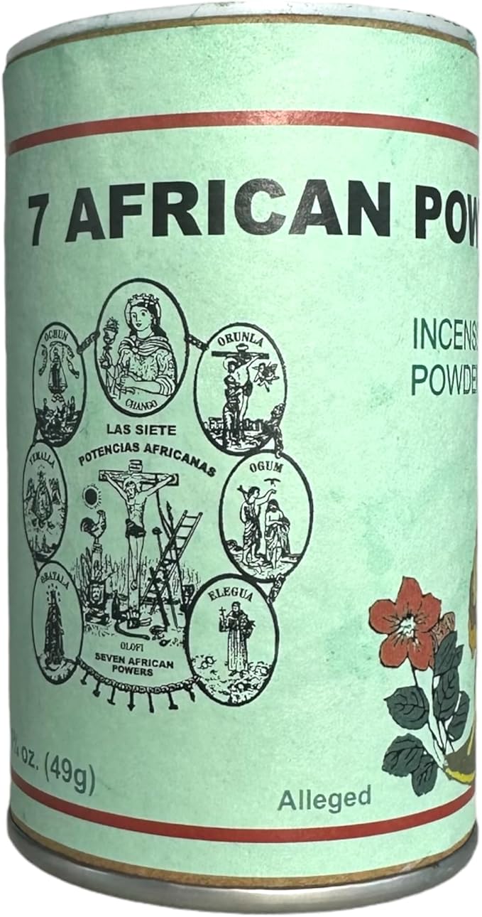 Amazon.com: 7 African Power Spiritual Incense Powder : Home & Kitchen