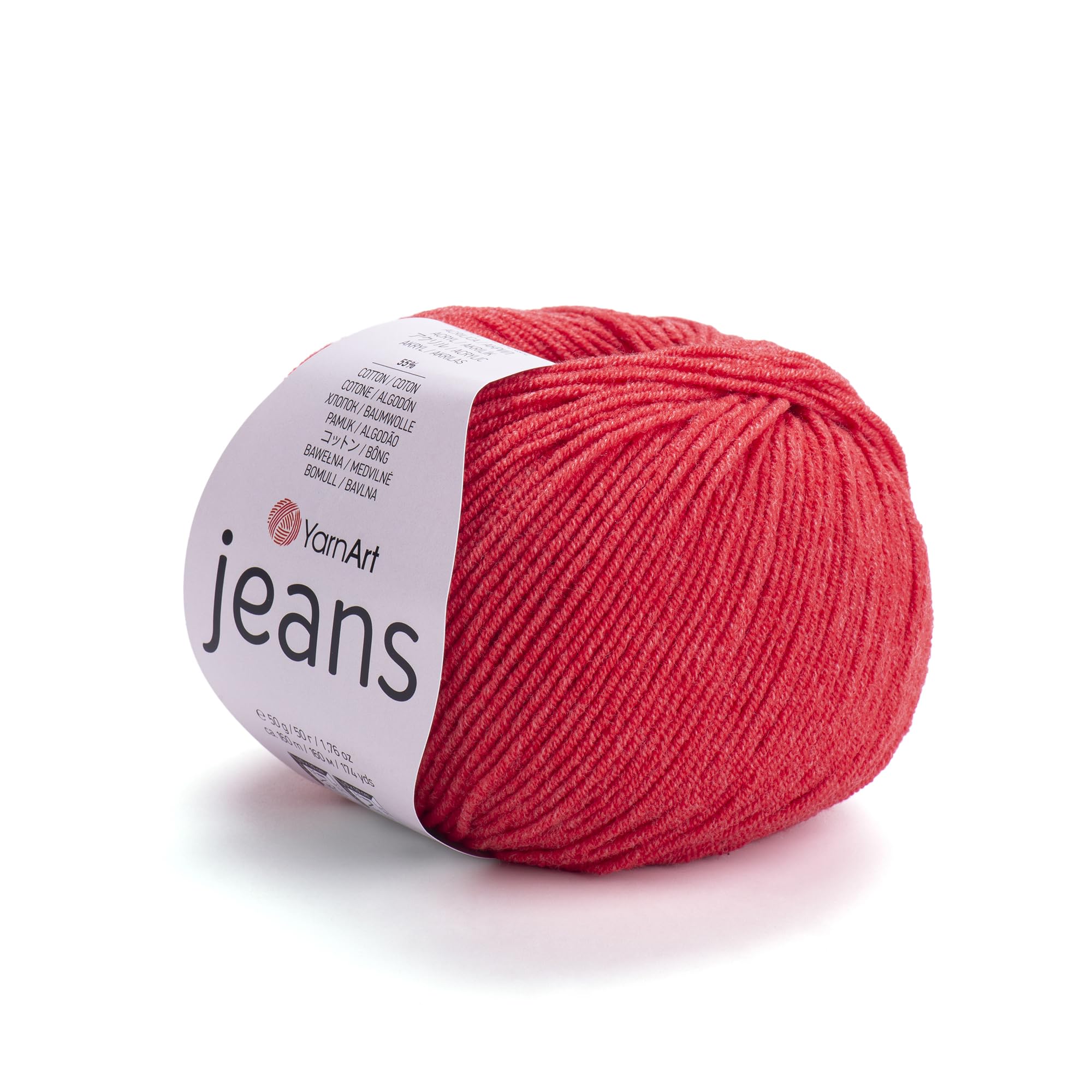 Amazon.com: Yarnart Jeans Yarn, Amigurumi Cotton Yarn, Cotton Yarn ...