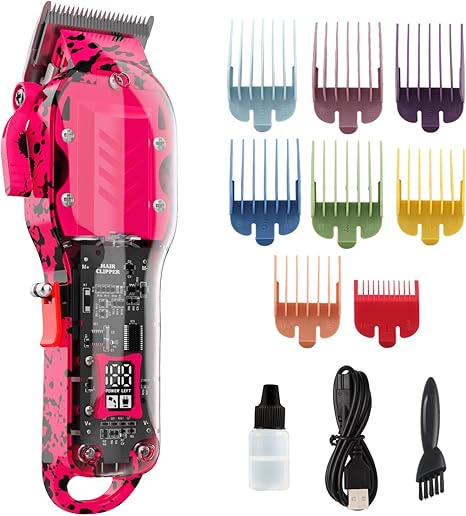 Amazon.com: Professional Hair Clippers for Men, Cordless Barber kit for ...