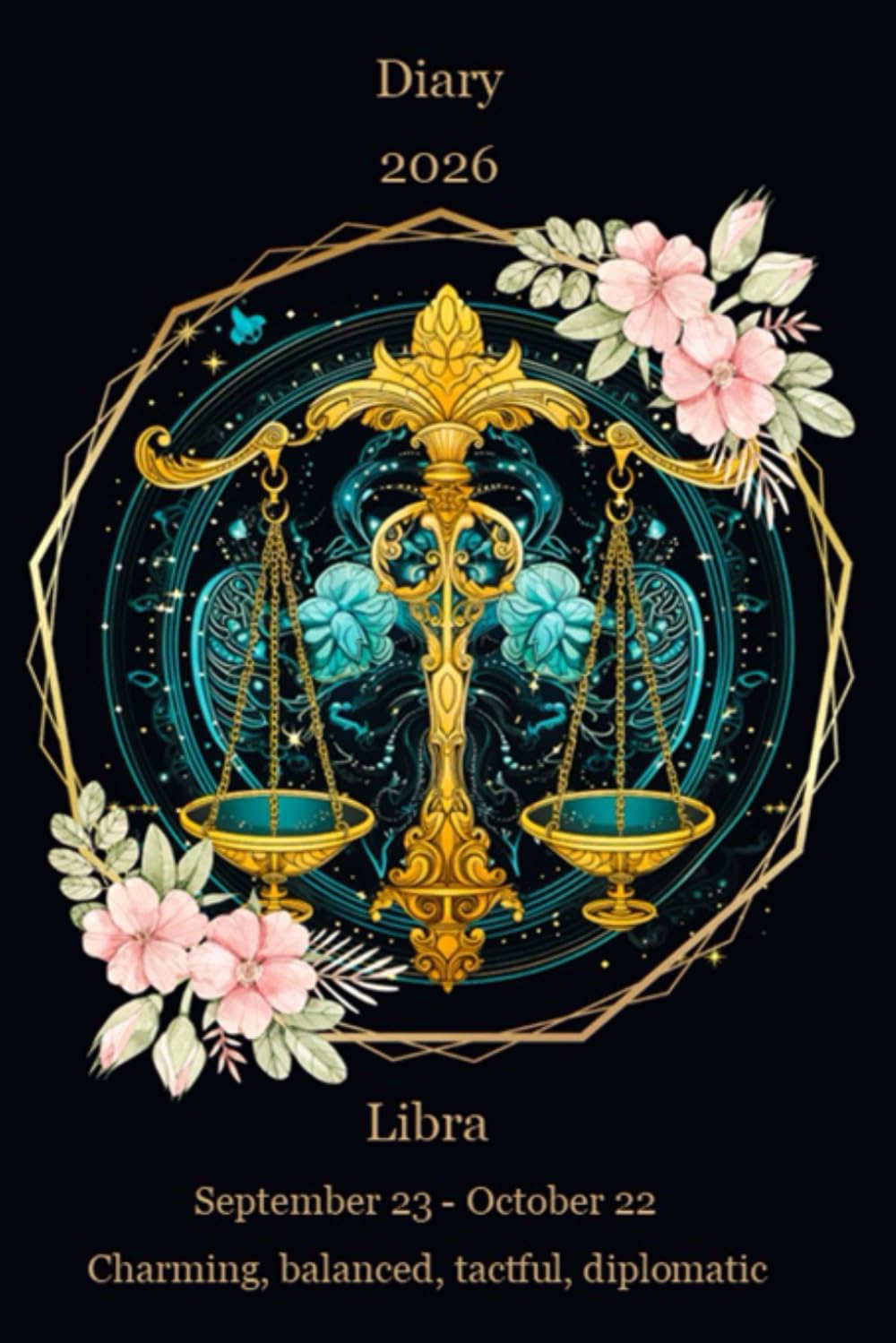 Libra Zodiac 2026 Diary: A5, Journal, Organiser, Planner : Designs ...
