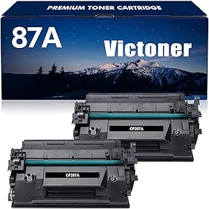 CF287A 87A Toner Cartridge 2 Pack Compatible Replacement for HP 87A ...