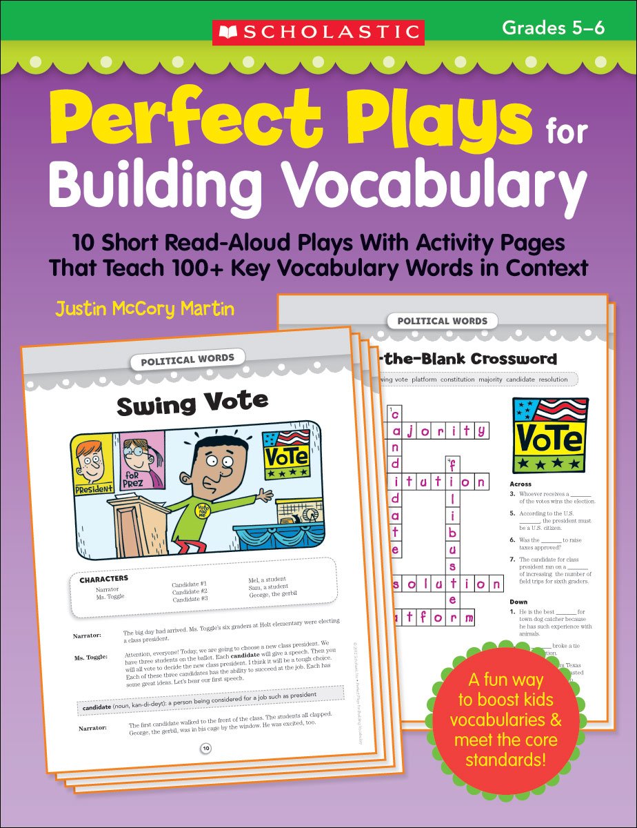 Perfect Plays for Building Vocabulary: Grades 5-6: 10 Short Read-Aloud ...