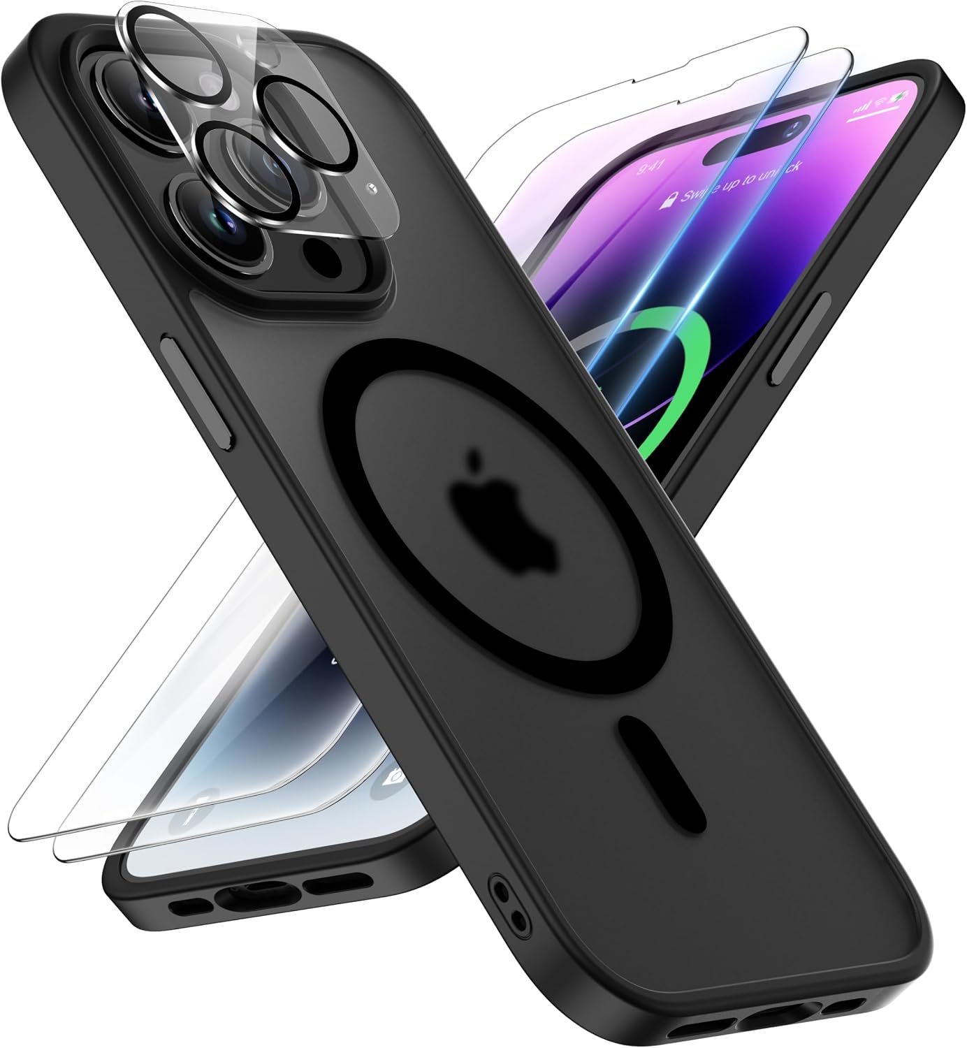 Amazon.com: ORETECH Magnetic for iPhone 14 Pro Max Case, [Compatible ...