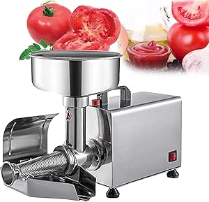 Amazon.com: GBHJJ Electric Tomato Strainer, 450W Commercial Stainless ...