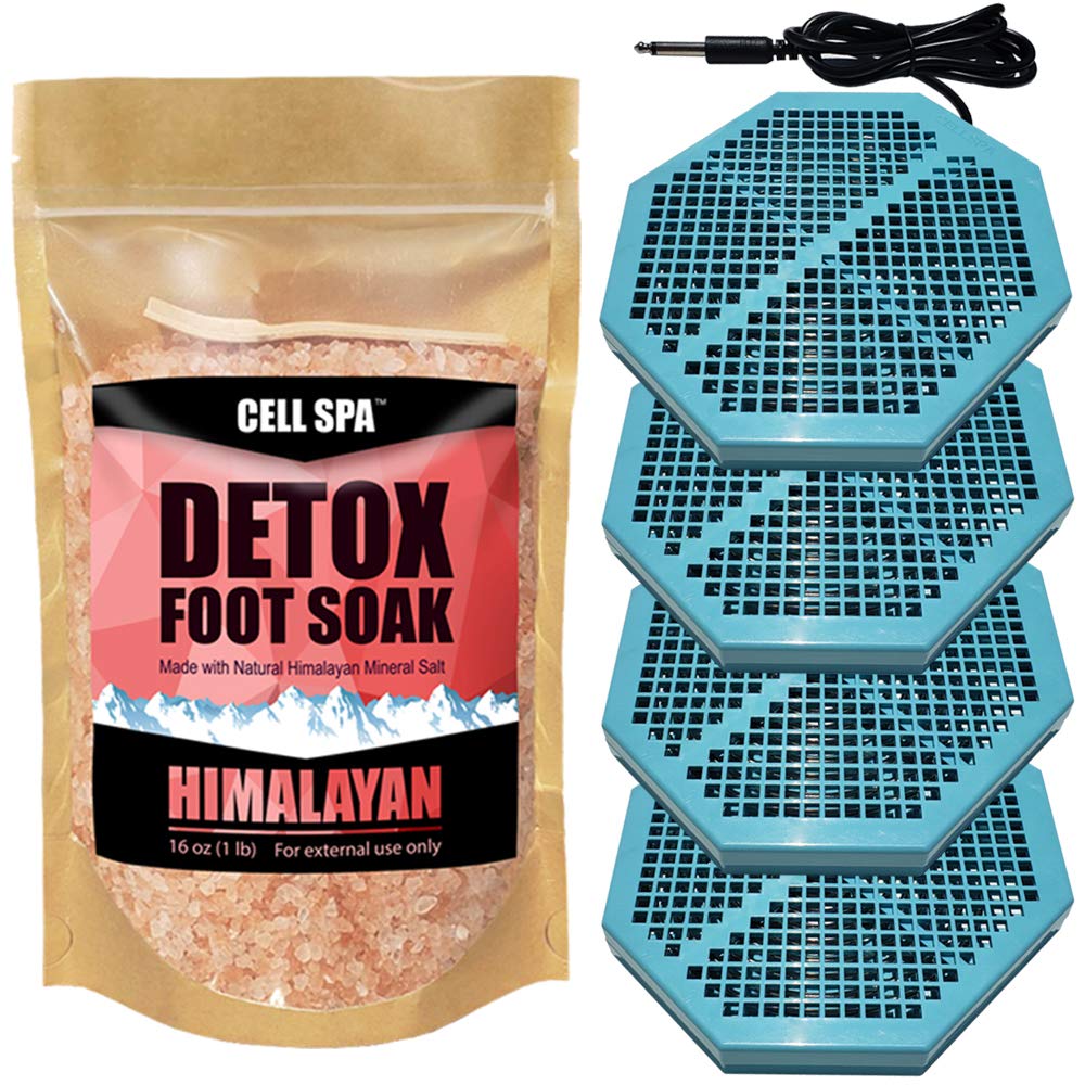Amazon.com: Cell Spa 4 Pack CS-900 Twice Powerful 6.5" x 5.5" Ion Detox ...