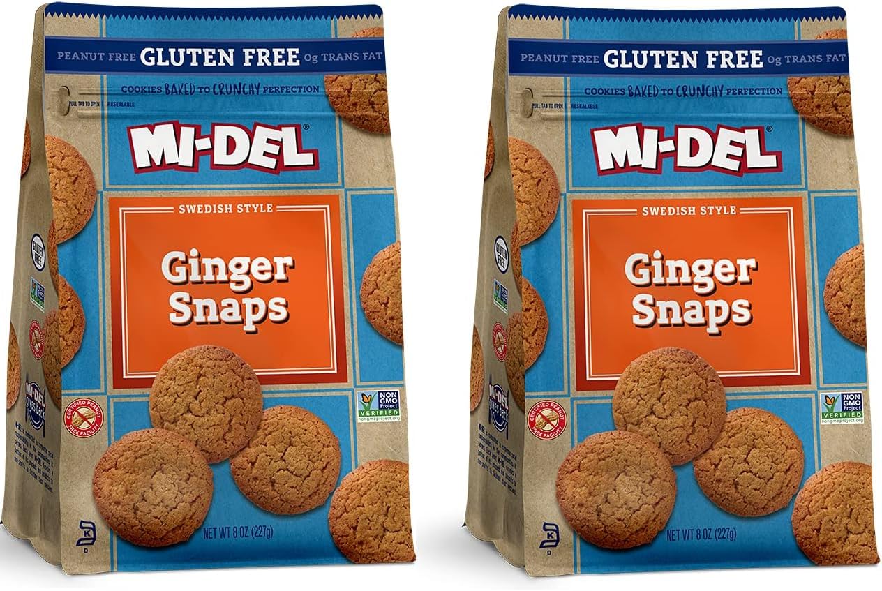 Amazon.com: Partake Foods Gluten Free Crunchy Ginger Snap Cookies, 5.5 ...