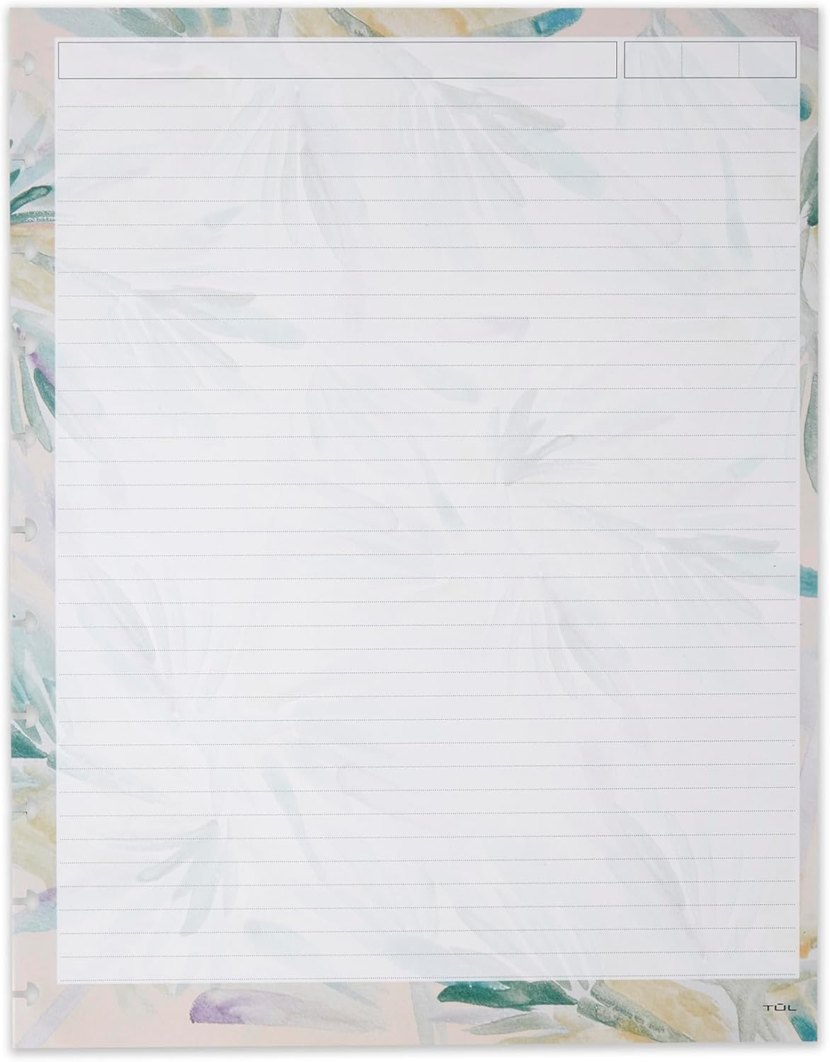 Amazon.com : TUL® Discbound Refill Pages, Letter Size, Narrow Ruled, 60 ...