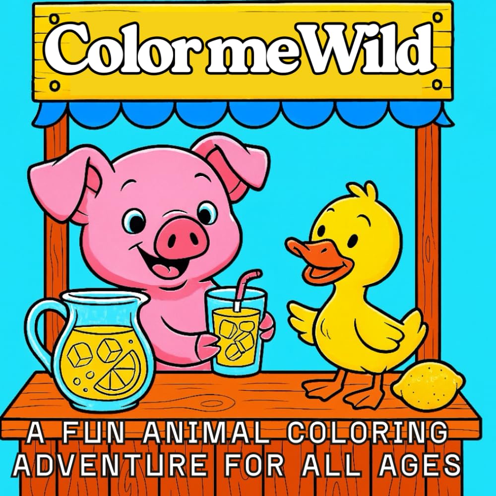 Amazon.com: Color me Wild: A fun animal coloring adventure for all ages ...