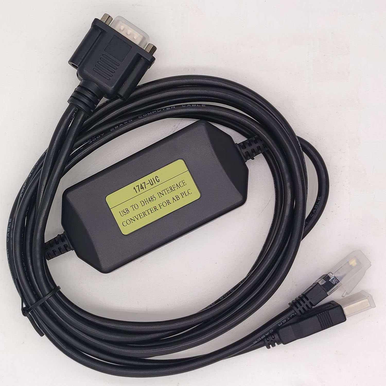 Amazon.com: LITKEQ 1747-UIC Programming Cable for AB PLC SLC5/01/02/03 ...