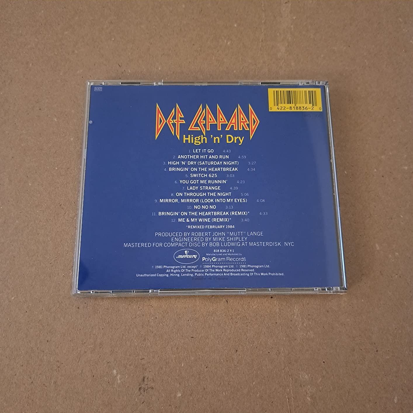 Def Leppard - High 'N' Dry - Amazon.com Music