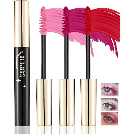 Amazon.com : pink Mascara colored mascara Eyes Makeup Best Waterproof ...