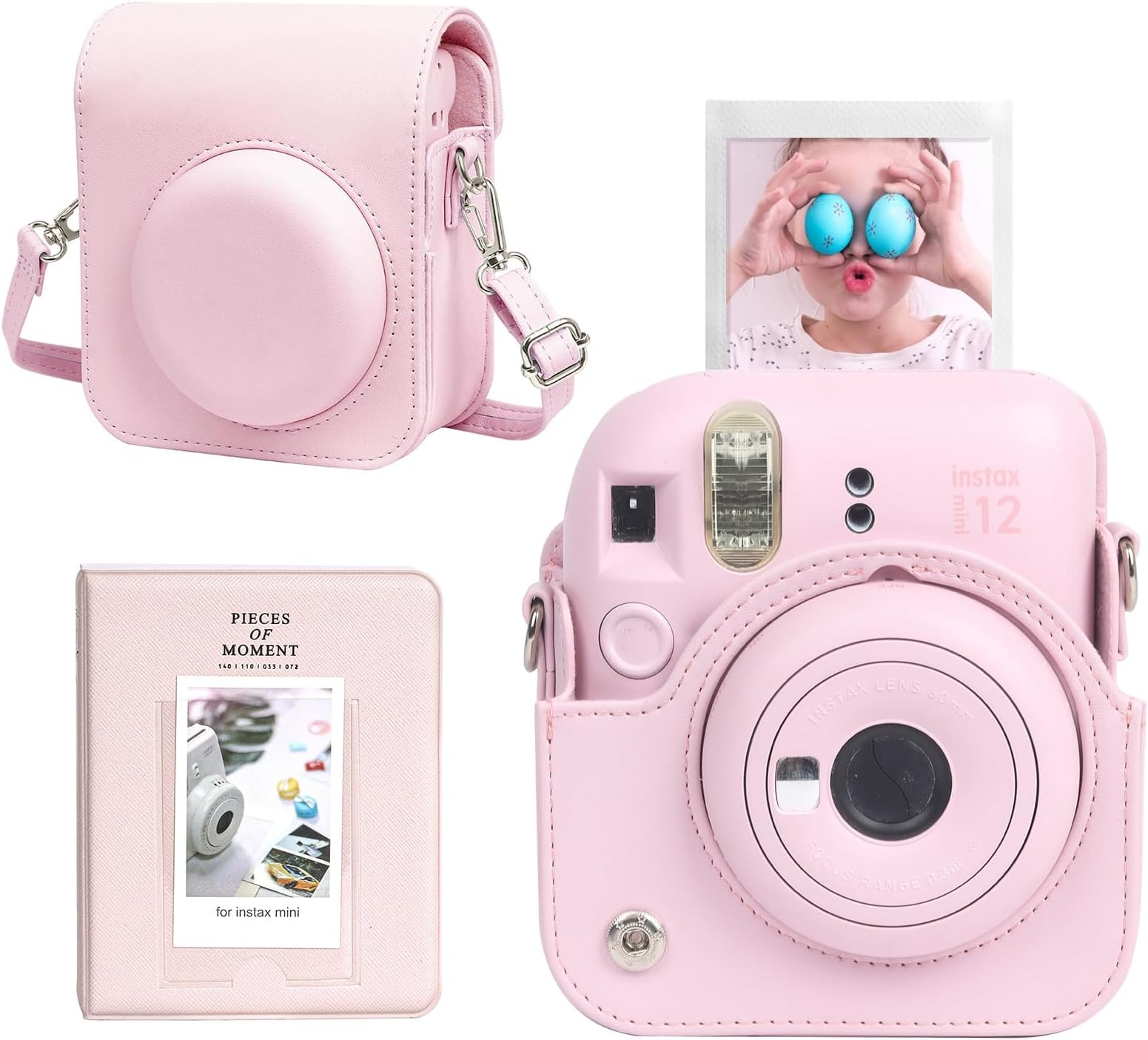 Protective Case for Instax Mini 12 Instant Camera Fuji Mini 12 Case PU ...