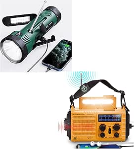Amazon.com: NOAA/AM/FM Portable Weather Alert Radio with 5 LED ...