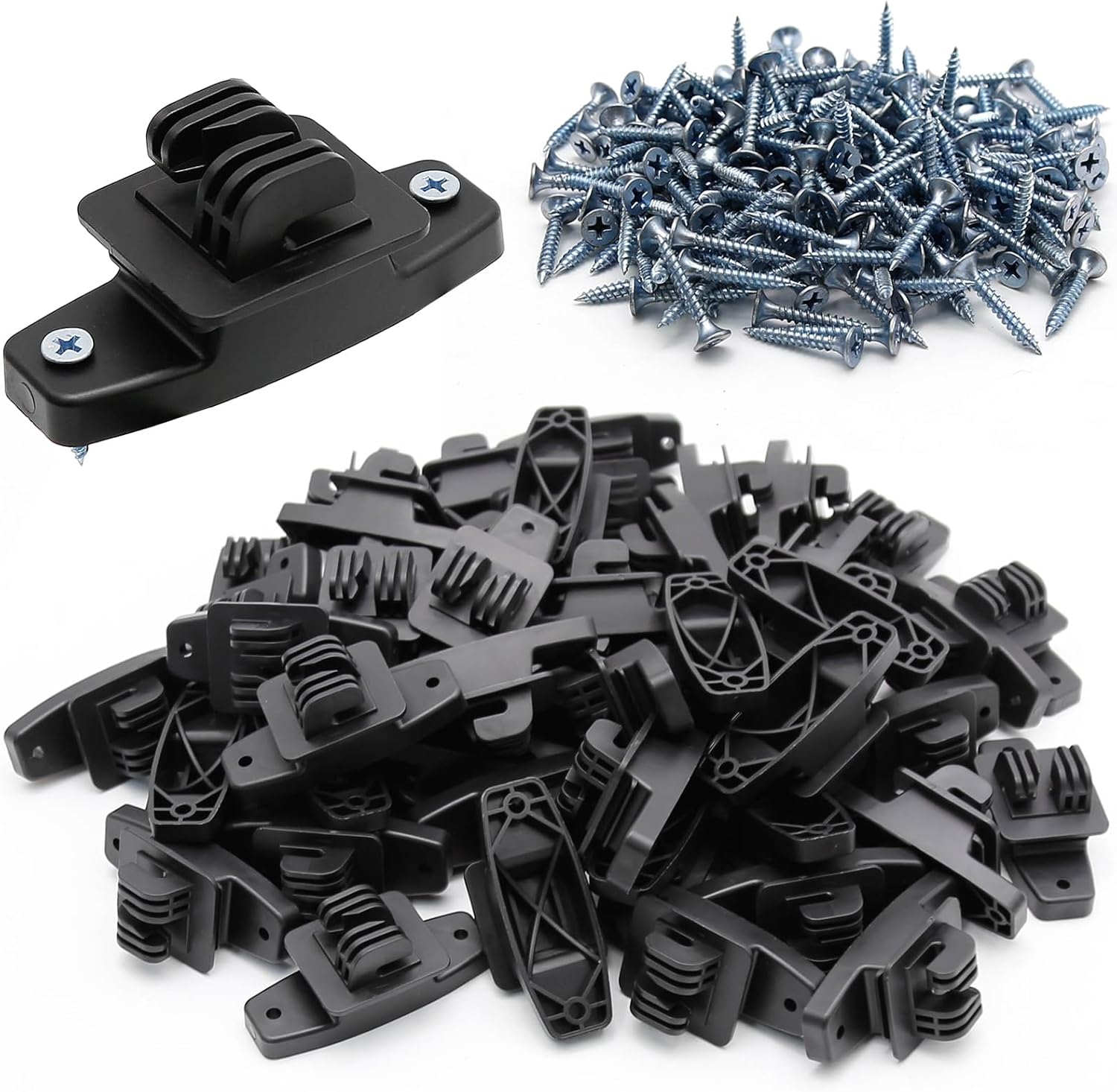 Amazon.com: NIKUJUGA 50pcs Black Wood Post Insulators with 100pcs ...