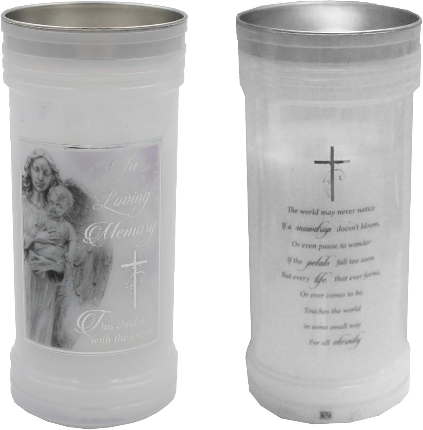 CBC Distributors Pillar Candle In Holder In Loving Memory This Child is ...