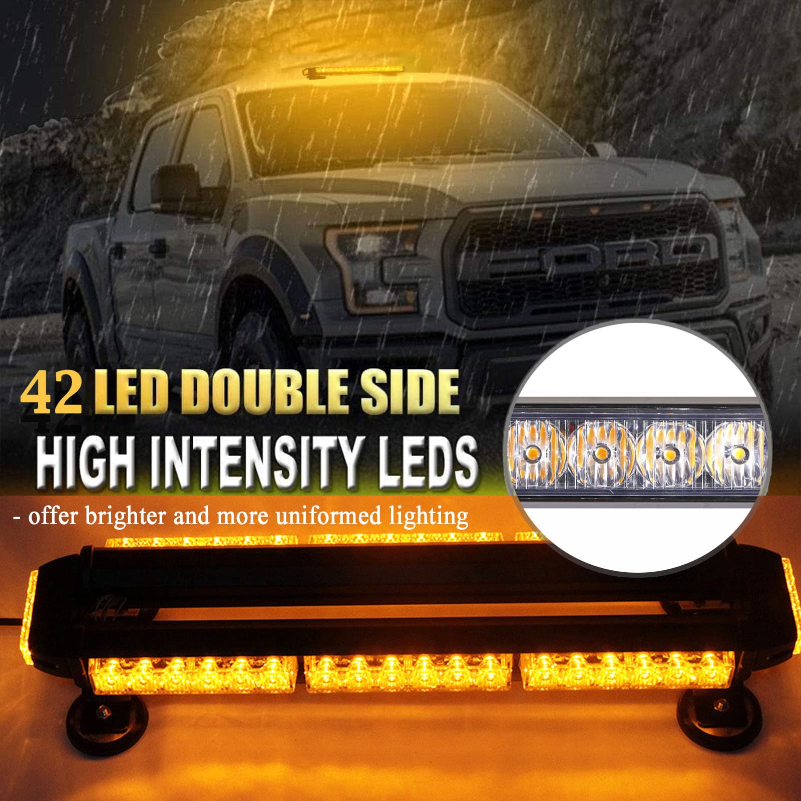Construction Strobe Lights For Vehicles Hlauto 6Z4J Emergency Dash