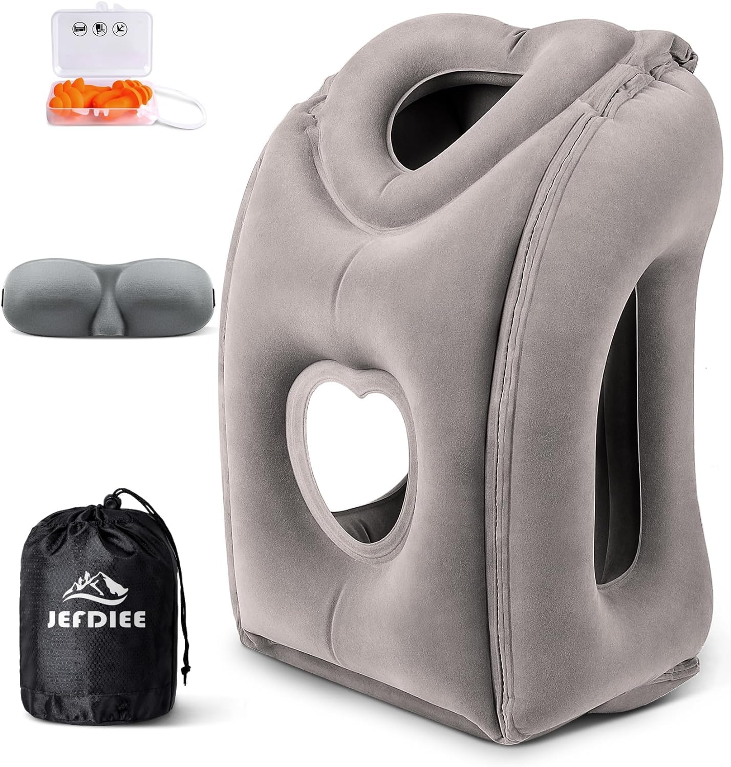 Amazon.com: CO-T Inflatable Neck Pillow - Inflatable Travel Pillow Set ...