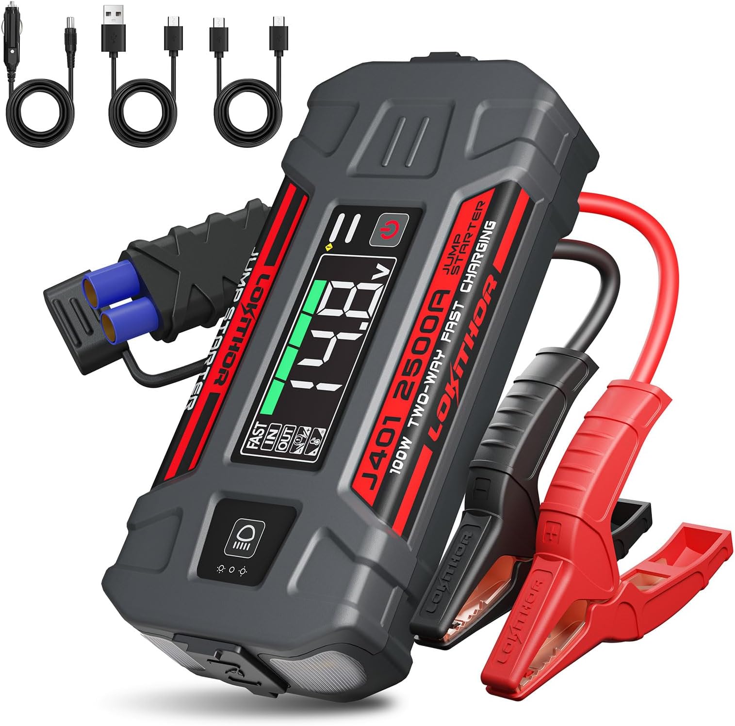 Amazon.com: Jumper Starter Adapter for DeWalt 20V 60V Battery Car ...