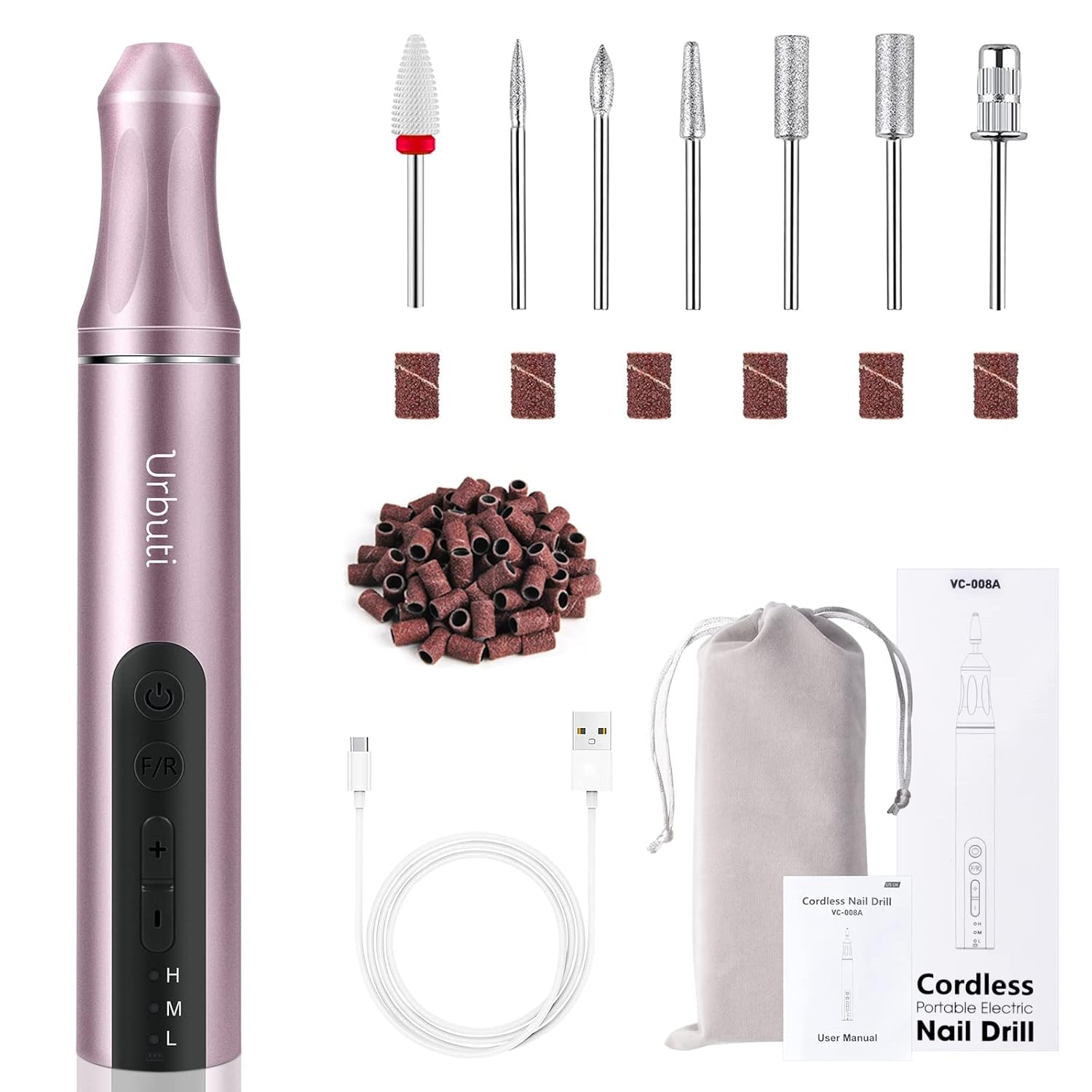 Amazon.com: Electric Nail Drill, Professional 20000 RPM Nail File Kit ...
